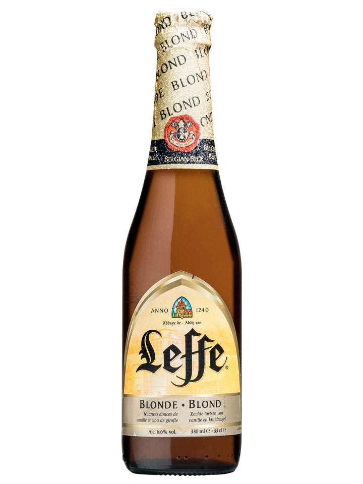 Leffe Blonde Belgian Ale 24 x Pack 330ml Bottles – The Drink Society