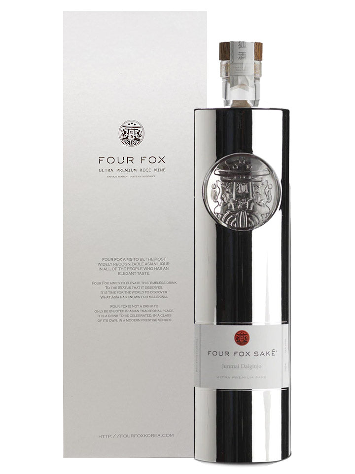 Four Fox Junmai Daiginjo Ultra Premium Sake With Gift Box 720mL – The Drink Society