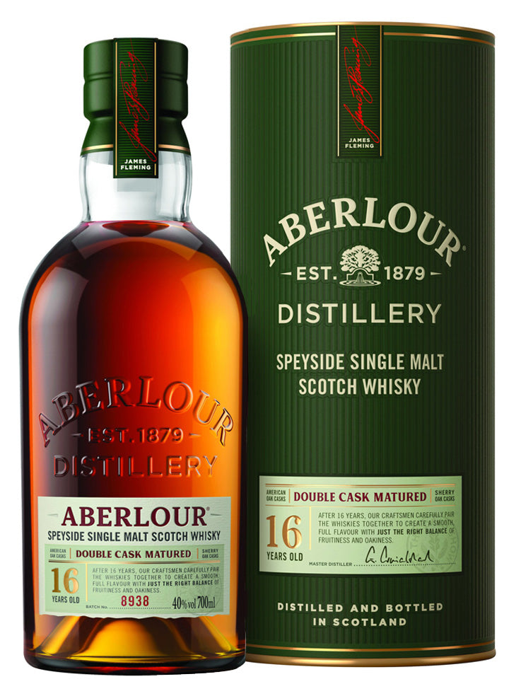 Aberlour 16 Year Old Double Cask Matured Single Malt Scotch Whisky 700 ...