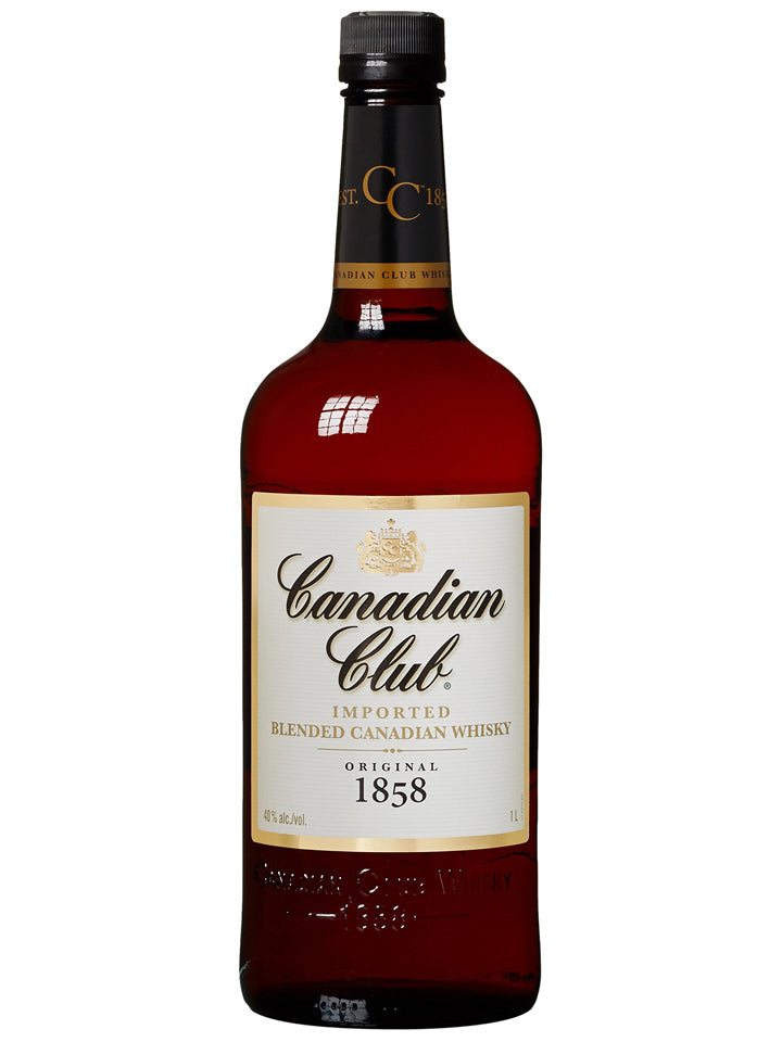 Canadian Club 40% Blended Canadian Whiskey 1L – The Drink Society