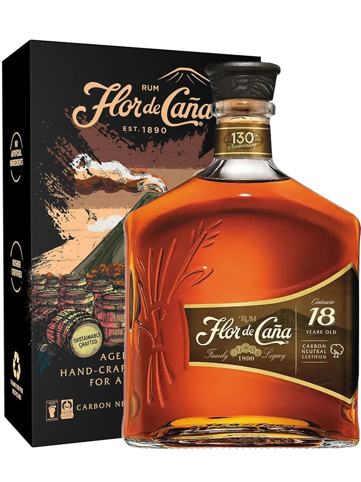 Flor de Cana 18 Year Old Limited Edition Centenario Nicaraguan Rum 1L ...