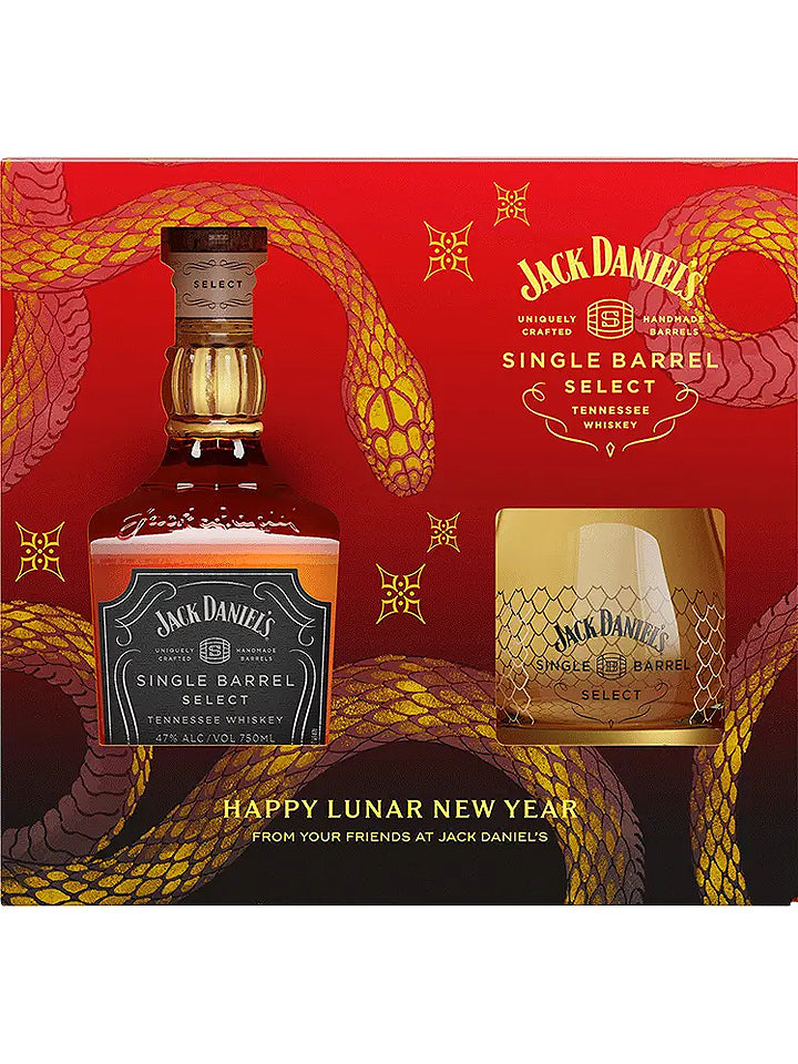 Jack Daniels Single Barrel Select Year Of The Snake 2025 47% + Glass G ...