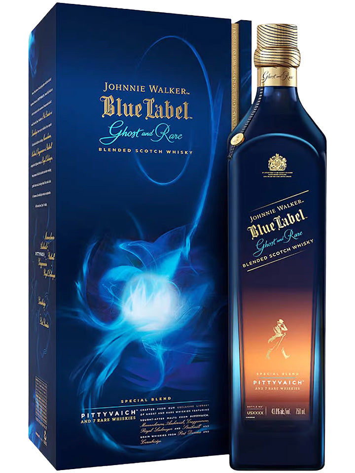 Johnnie Walker Blue Ghost & Rare Pittyvaich Blended Scotch Whisky 750m ...