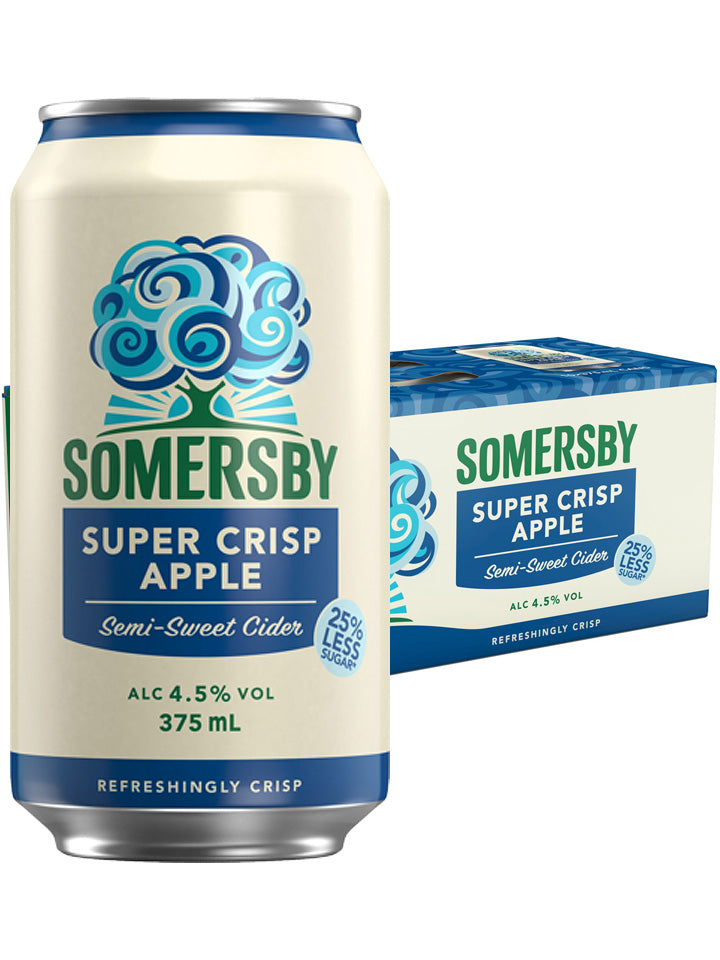Somersby Super Crisp Apple Semi-Sweet Cider Case 30 x 375mL Cans – The ...