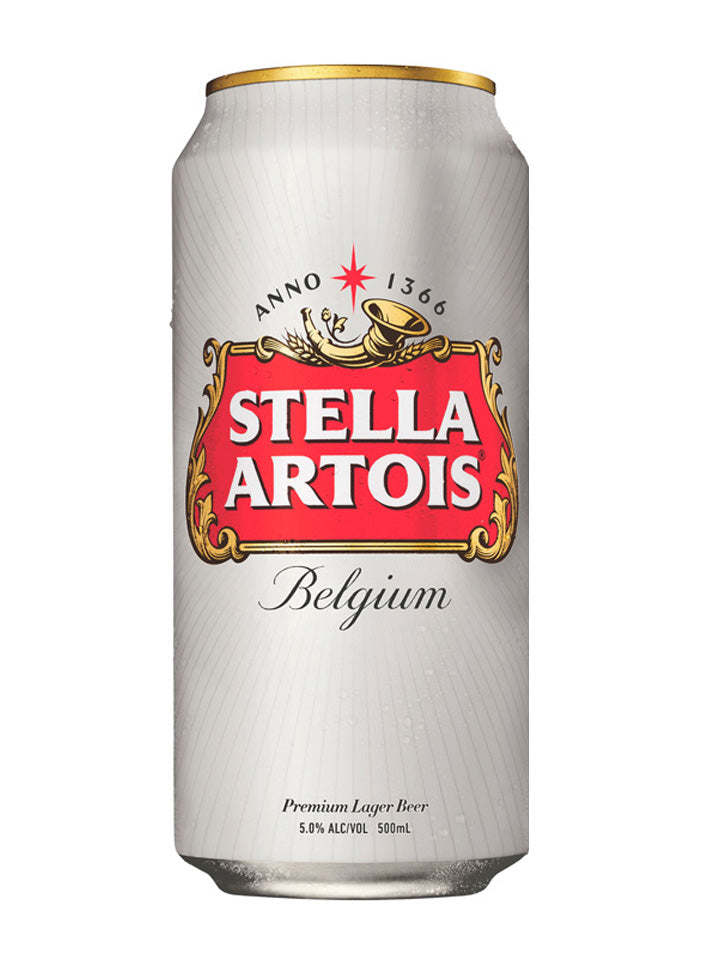Stella Artois Lager Beer Case 24 x 500mL Cans – The Drink Society