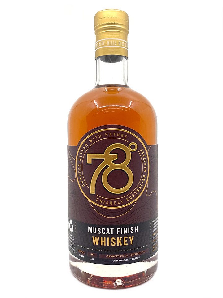 78 Degrees Muscat Finish Australian Whisky 700mL – The Drink Society