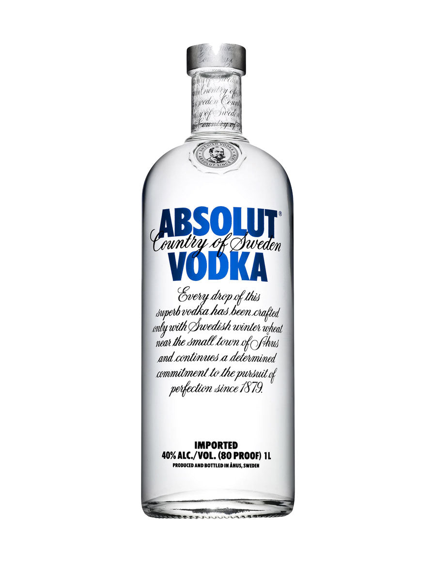 Absolut Swedish Vodka 1L – The Drink Society
