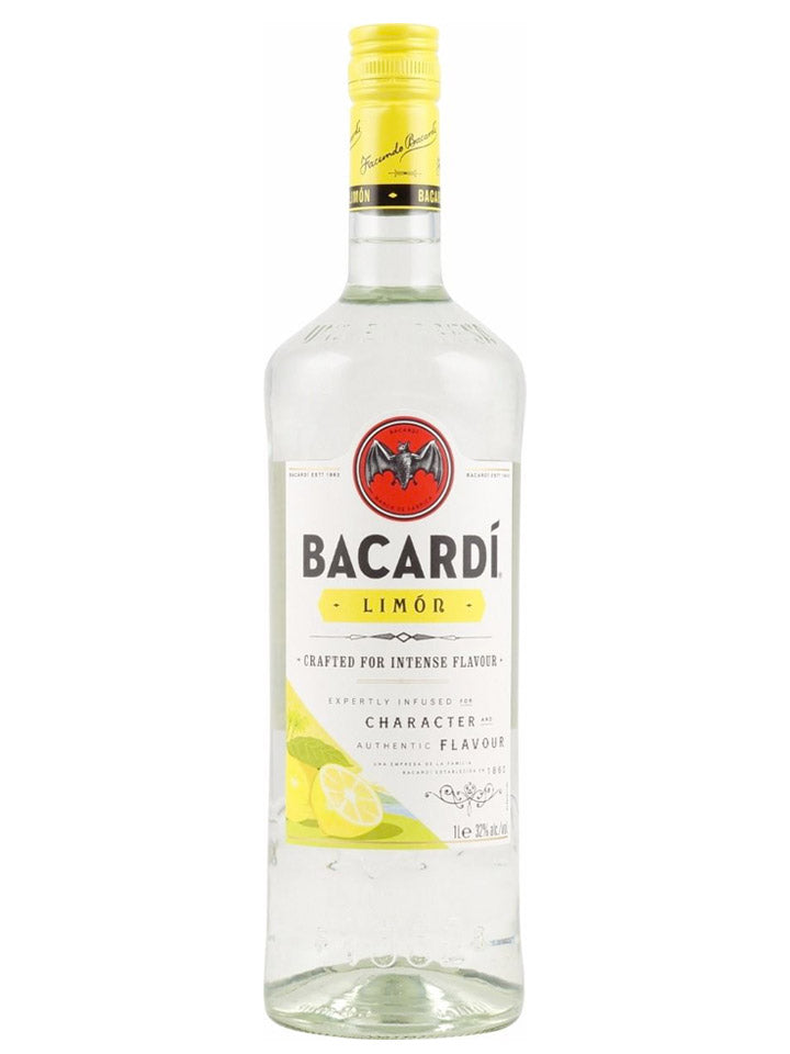 Bacardi Limon 35% ABV Flavoured Rum 1L – The Drink Society