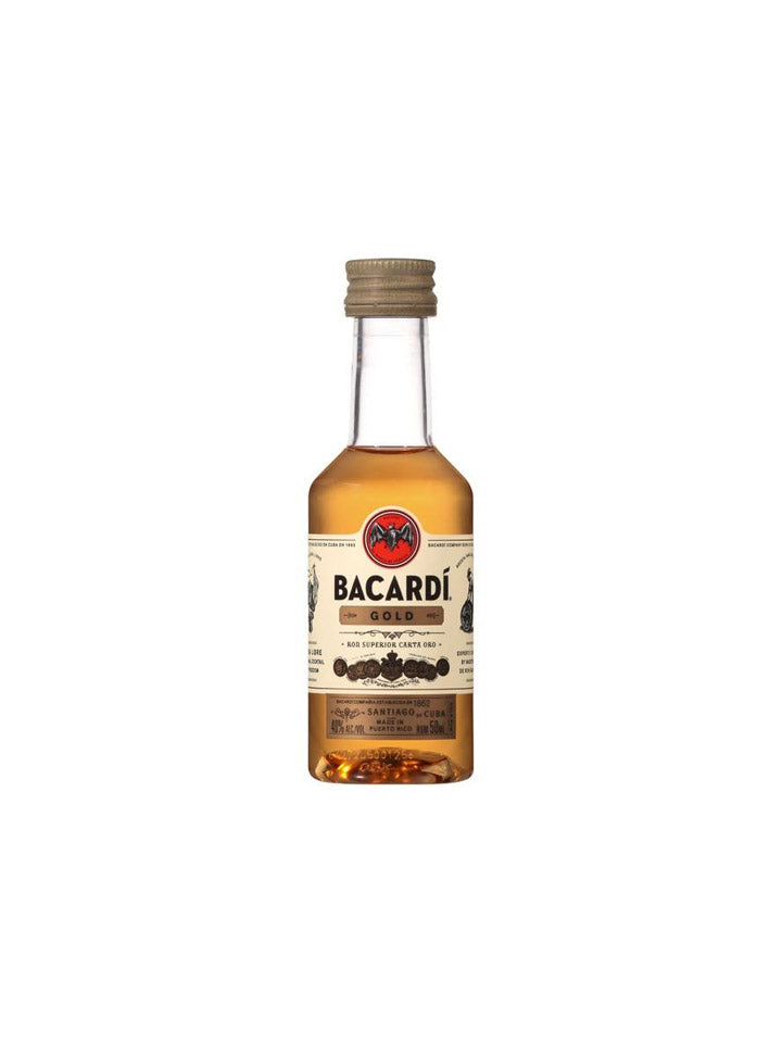 Bacardi Carta Oro Superior Gold Rum Miniature 50mL – The Drink Society