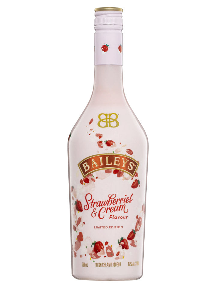 Baileys Strawberries & Cream Limited Edition Irish Cream Liqueur 700mL ...