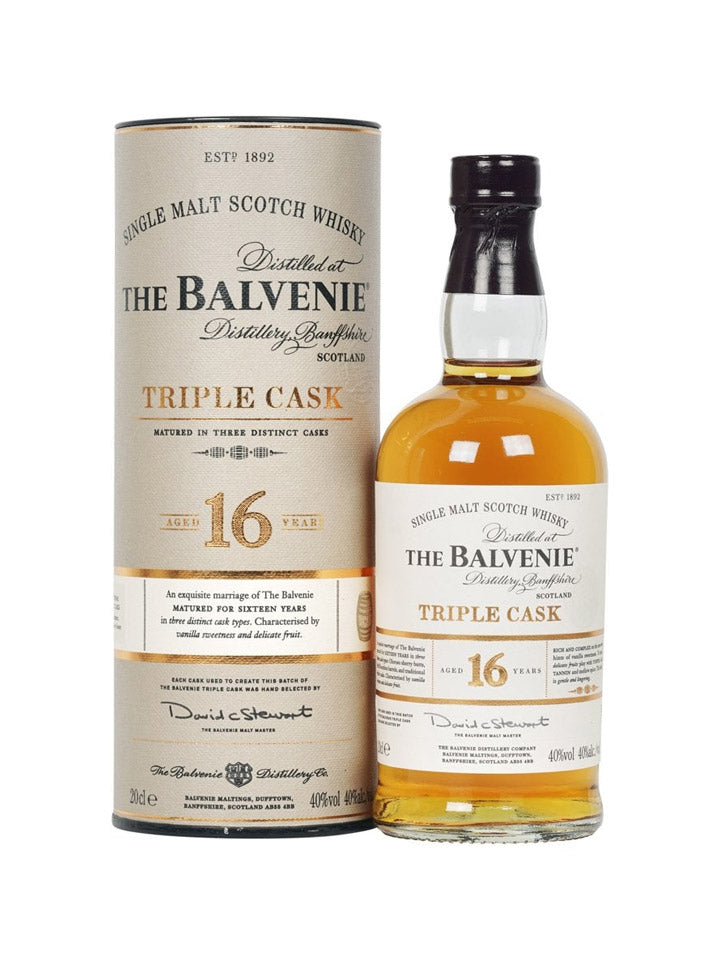 Balvenie 16 Year Old Triple Cask Single Malt Scotch Whisky Miniature 2 ...