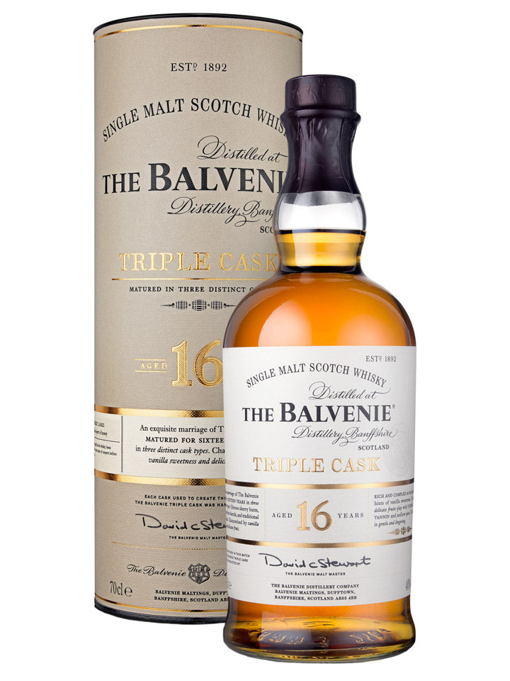 Balvenie 16 Year Old Triple Cask Single Malt Scotch Whisky 700mL – The ...