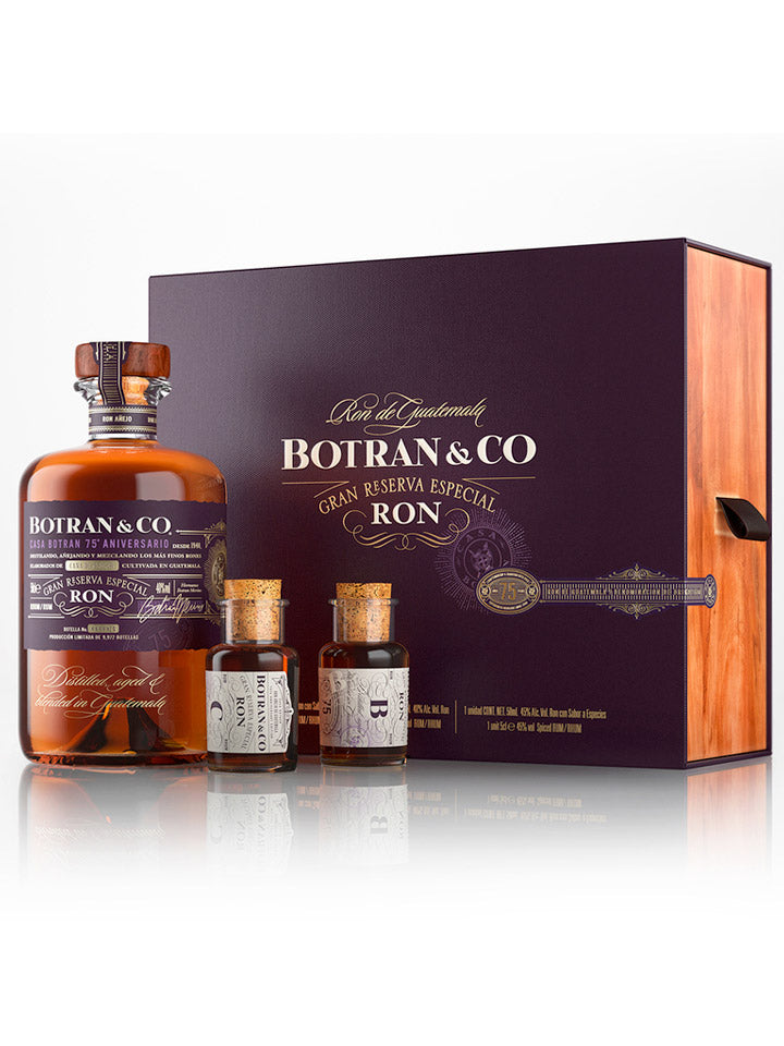 Botran & Co Gran Reserva Especial Ron 75th Anniversary Gift Pack 500mL ...