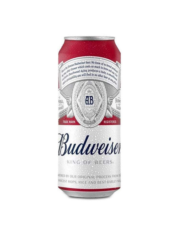 Budweiser Lager Beer Case 24 x 500mL Cans – The Drink Society