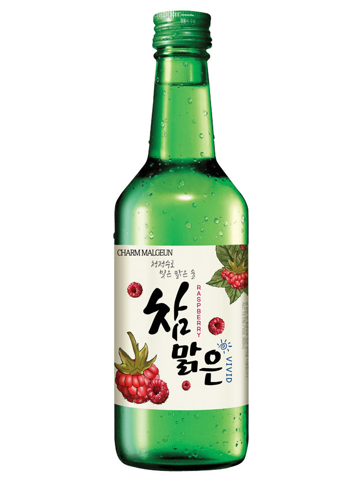 Charm Malgeun Vivid Raspberry Flavoured Soju 360mL – The Drink Society