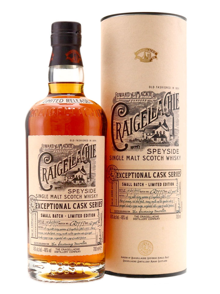 Craigellachie 23 Year Old 1995 Exceptional Cask Single Malt Scotch Whi ...