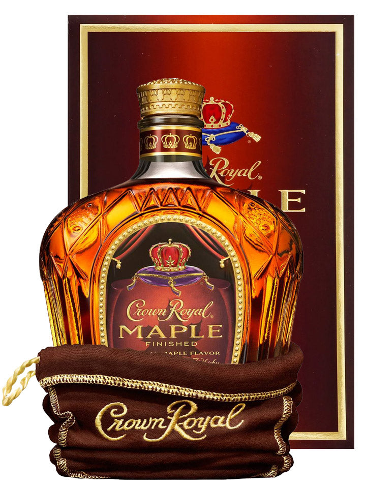 Crown Royal Maple Finished Maple Flavoured Blended Canadian Whisky 1L ...