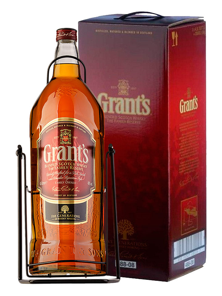 Grant's The Family Reserve Blended Scotch Whisky + Cradle 4.5L – The ...