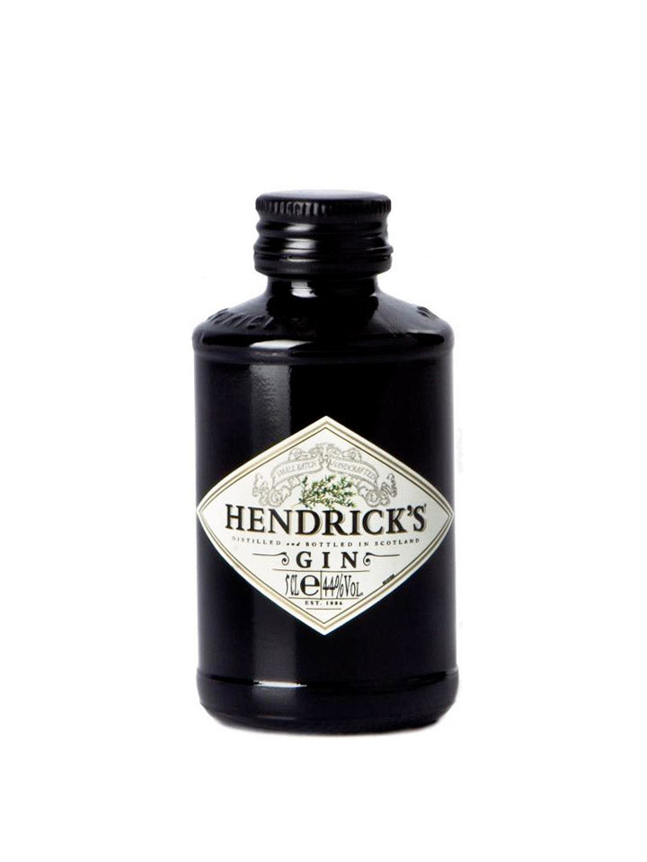 Hendrick's Gin 44% Import Strength Glass Miniature 50mL – The Drink Society