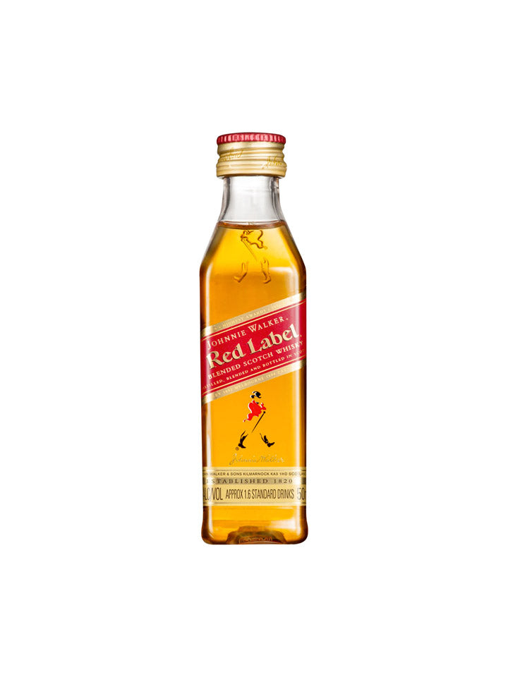 Johnnie Walker Red Label Blended Scotch Whisky Miniature 50mL – The ...