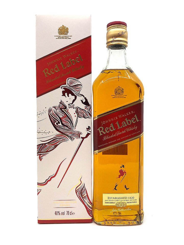 Johnnie Walker Red Label With Limited Edition White Gift Box Blended S ...