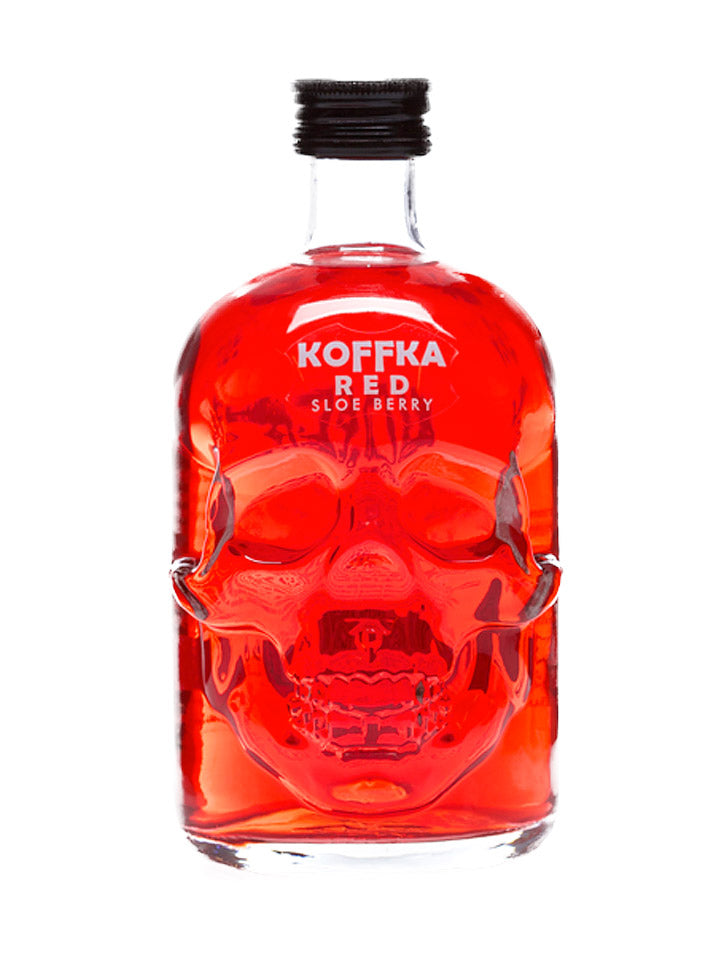 Koffka Red Sloe Berry Liqueur Skull Bottle 500mL – The Drink Society