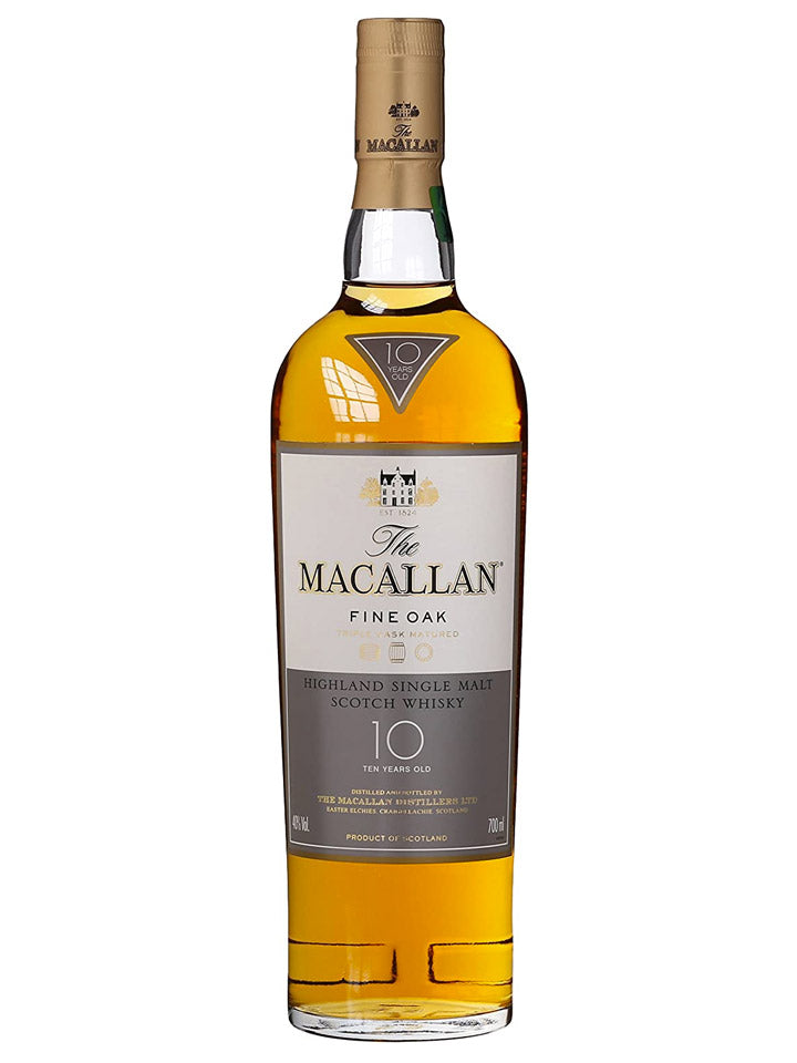 The Macallan 10 Year Old Fine Oak Single Malt Scotch Whisky 700mL – The ...