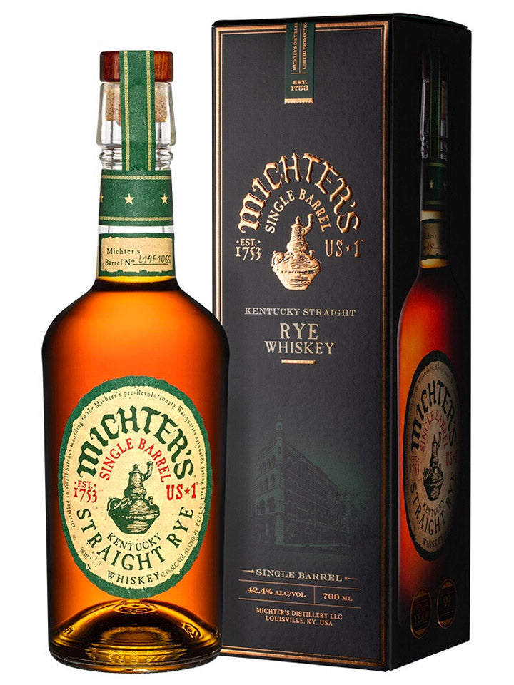 Michter's US 1 Single Barrel Straight Rye Whiskey With Gift Box 700mL ...