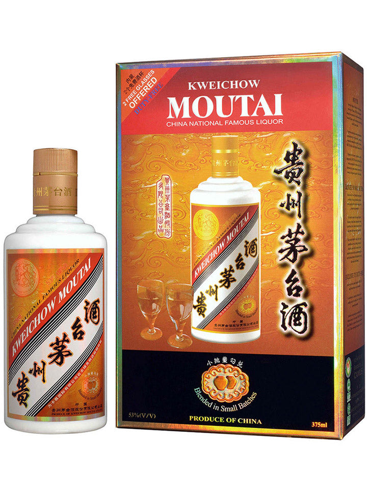 Kweichow Moutai Flying Fairy Camus Edition + 2 Glasses Baijiu 375mL ...