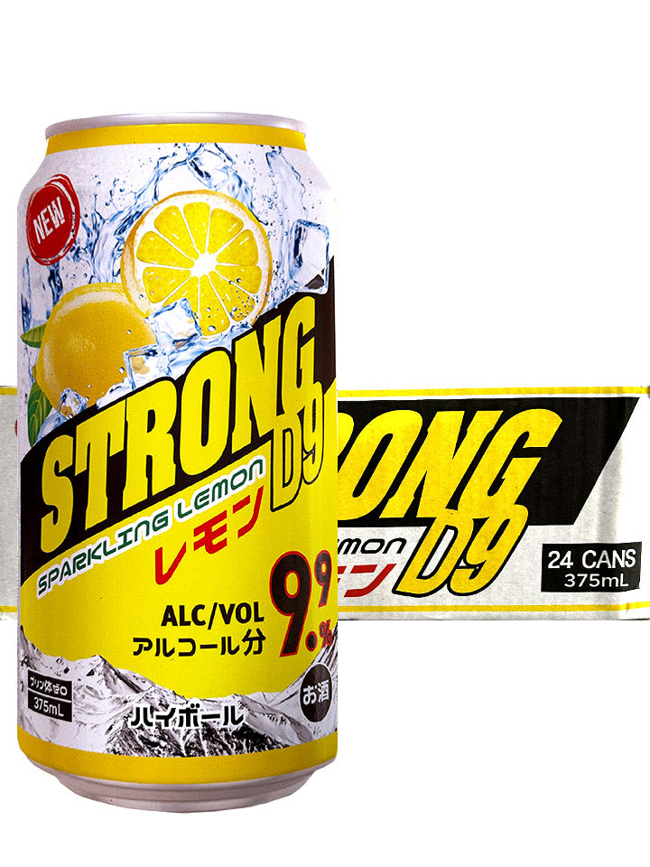 Strong D9 Double Sparkling Zero Sugar Lemon 9.9% 24 x 375mL Cans – The ...